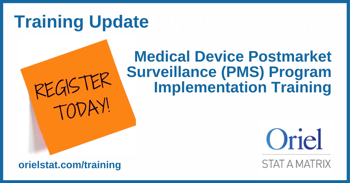 Postmarket Surveillance (PMS) Training | Oriel STAT A MATRIX