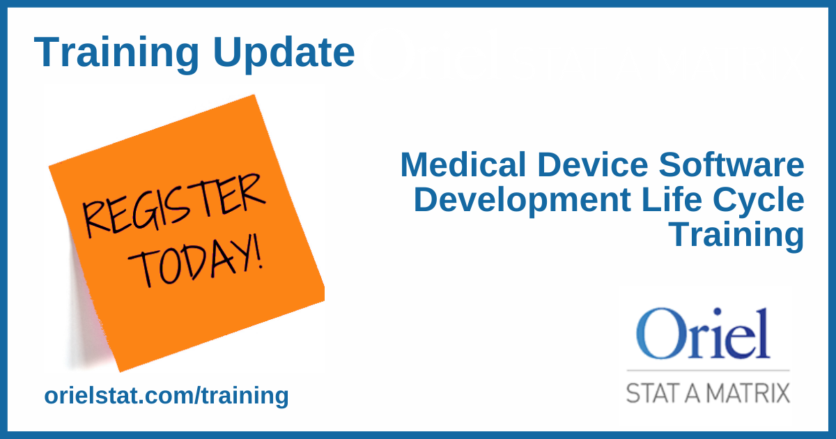 Medical Device Software Development Life Cycle Training | Oriel STAT A ...